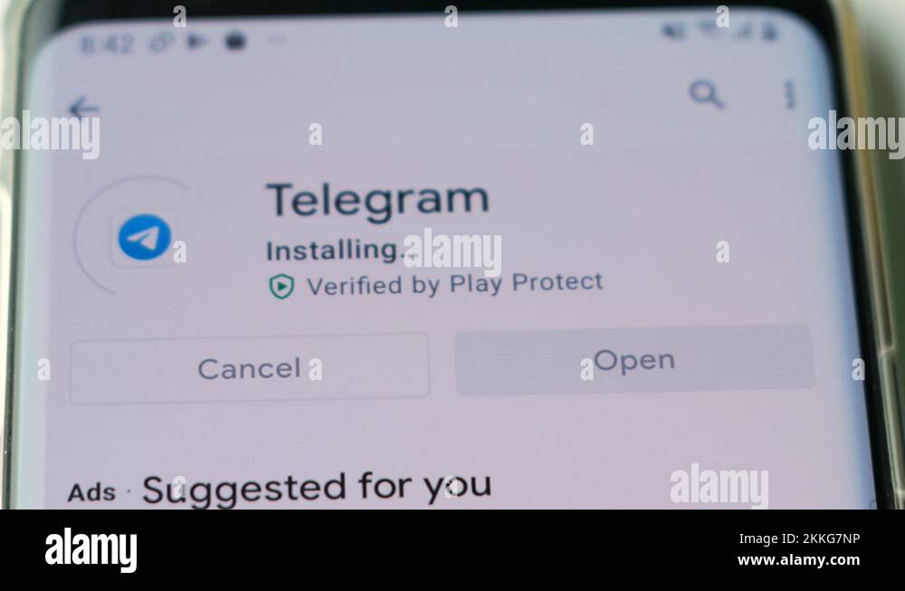 Telegram logo symbol Stock Videos & Footage - HD and 4K Video Clips - Alamy