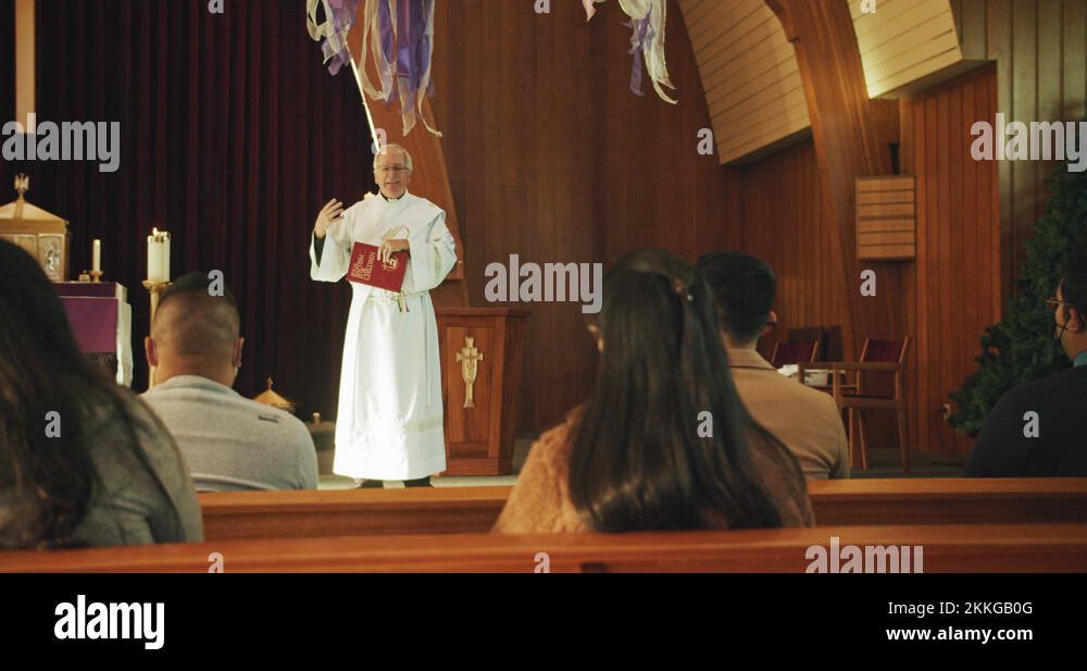 Religion christianity priest during church Stock Videos & Footage - HD ...