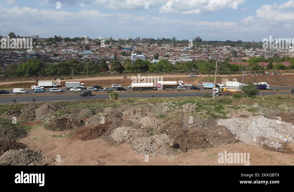 Kibera City. Slums and poor district Stock Video Footage - Alamy