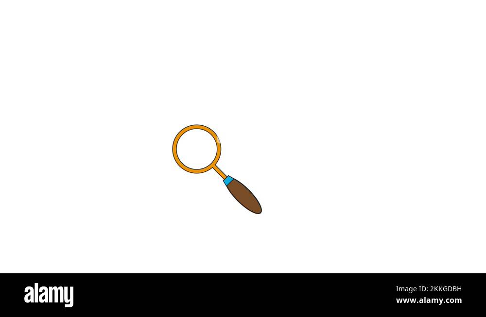 Magnifying glass Animated Icon. 4k Animated Icon to Improve Project and ...