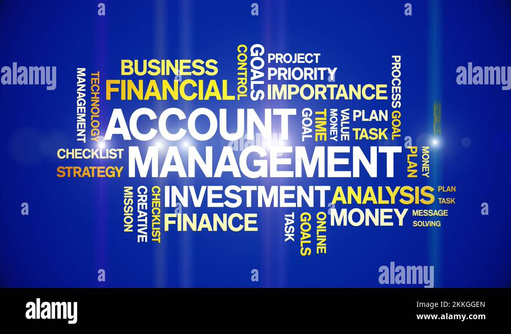 4k Account Management Animated Tag Word Cloud,Text Animation seamless ...