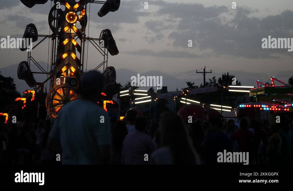 Amusement park ride lines Stock Videos & Footage - HD and 4K Video ...