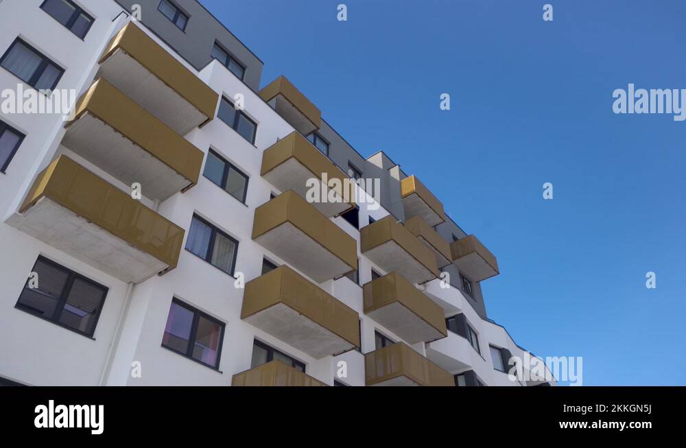 Modern block flats balconies Stock Videos & Footage - HD and 4K Video ...