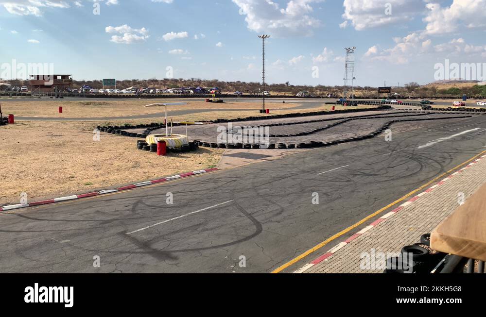 Summer day video of racing track in Windhoek, Namibia Stock Video ...