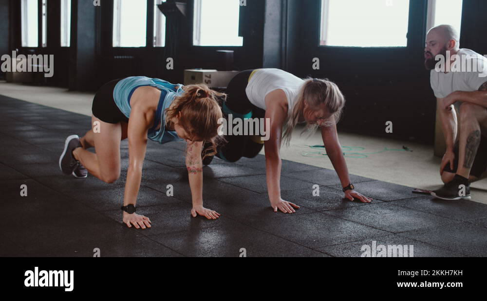 Two young women gym exercises Stock Videos & Footage - HD and 4K Video ...