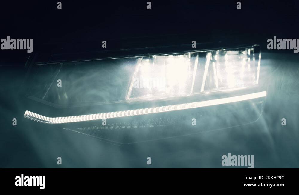 Car led headlamp Stock Videos & Footage - HD and 4K Video Clips - Alamy