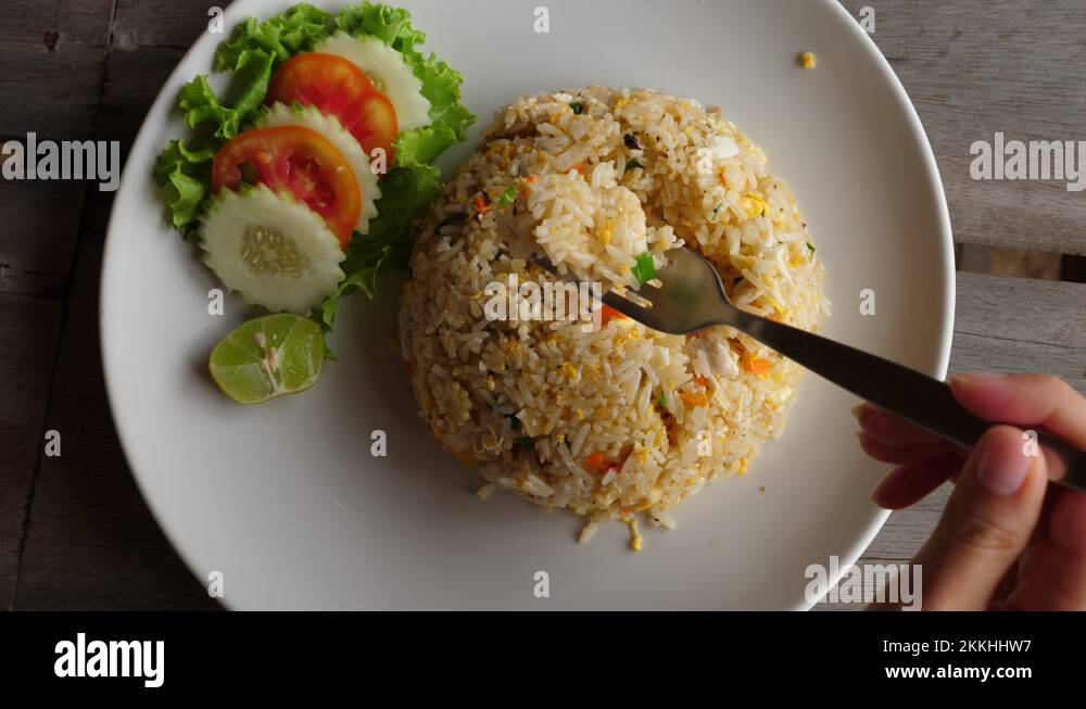 Fried rice top view Stock Videos & Footage - HD and 4K Video Clips - Alamy