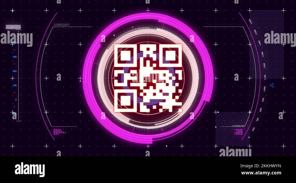Qr code scanner over neon Stock Videos & Footage - HD and 4K Video ...