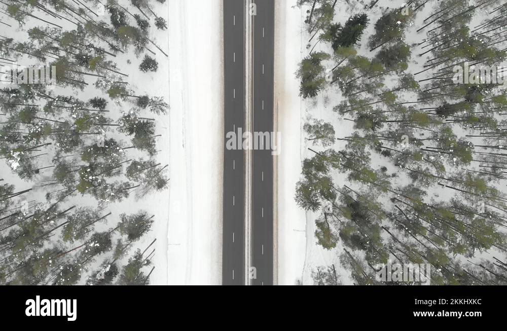 Snow lane trees car Stock Videos & Footage - HD and 4K Video Clips - Alamy