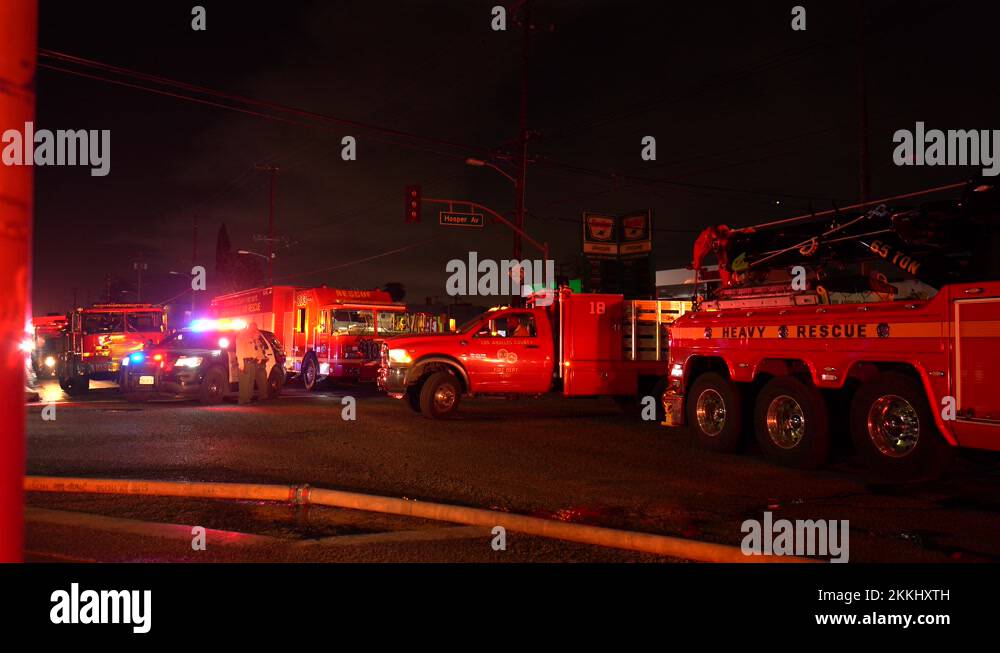 Firefighter on scene structure fire Stock Videos & Footage - HD and 4K ...