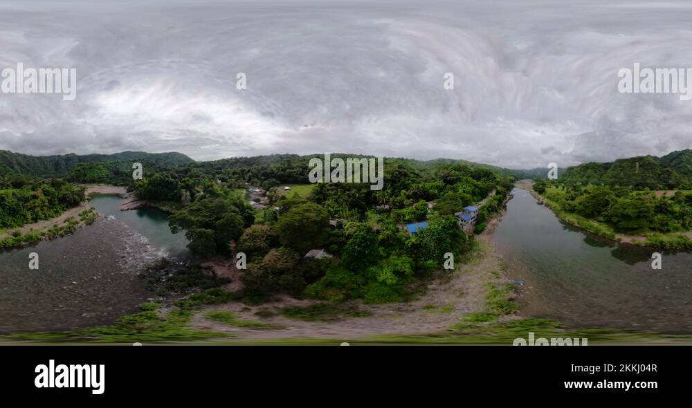 Rive in the jungle, Philippines, Luzon. VR 360 Stock Video Footage - Alamy