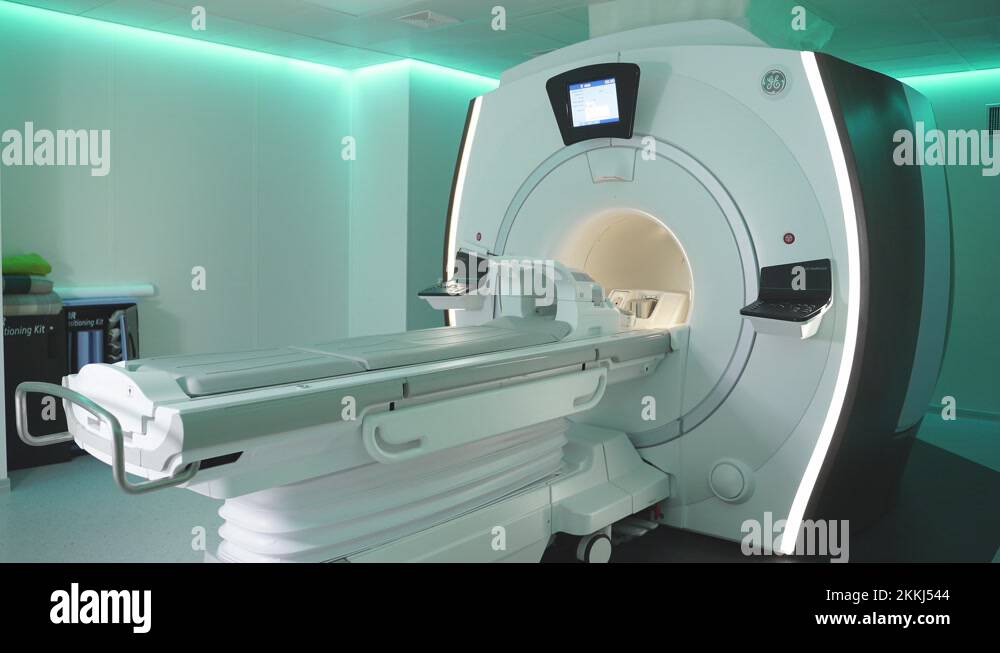 An MRI scanner office in a modern clinic Stock Video Footage - Alamy