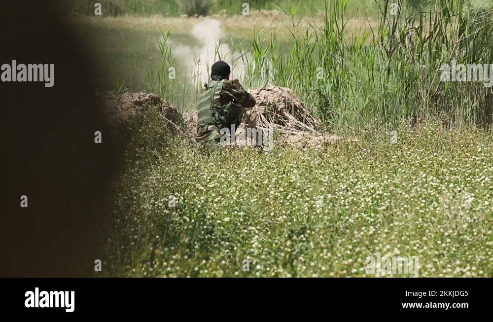 Iraqi Army forces carry out maneuvers at Jurf al-Nasr Stock Video ...