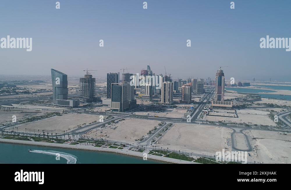 Doha qatar landscape construction Stock Videos & Footage - HD and 4K ...