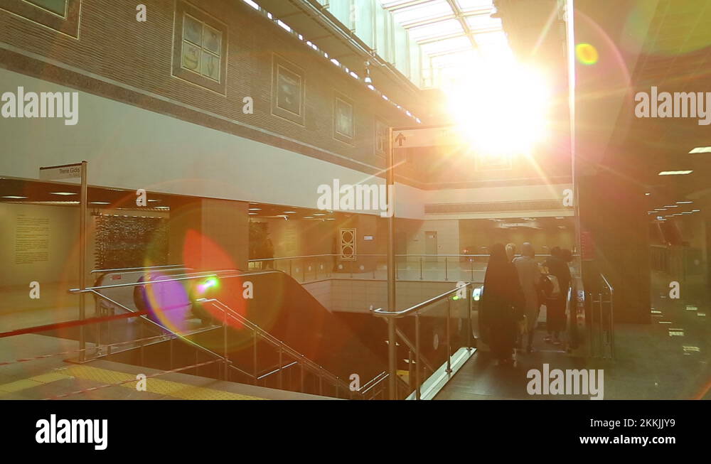 Light beams people moving from place to place Stock Video Footage - Alamy