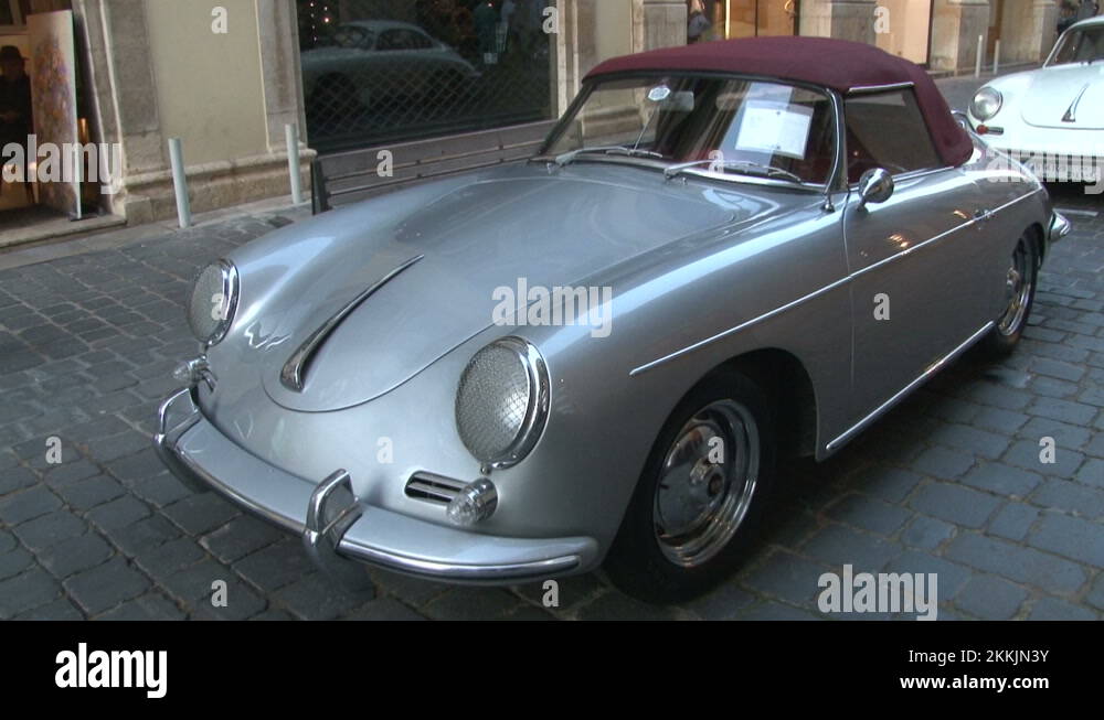 Exhibition new and old of sports cars on the streets of Beirut Stock ...