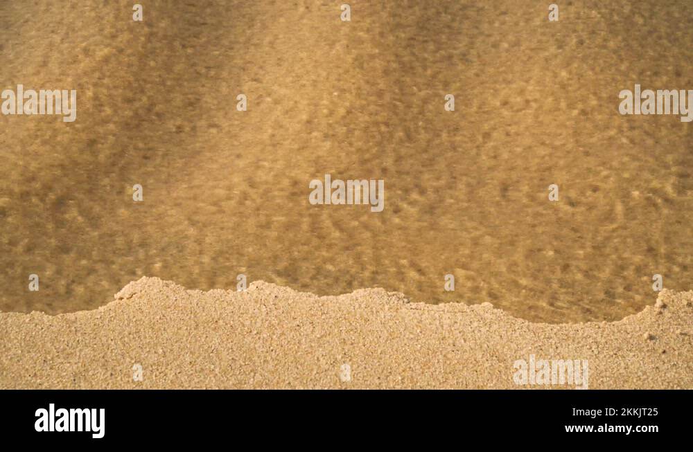 4K coastal sand erosion on beach after heavy rain as water carved her ...
