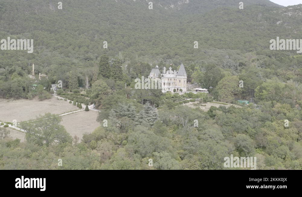 D-Log. Masandra, Crimea. The Massandra Palace of Emperor Alexander III ...