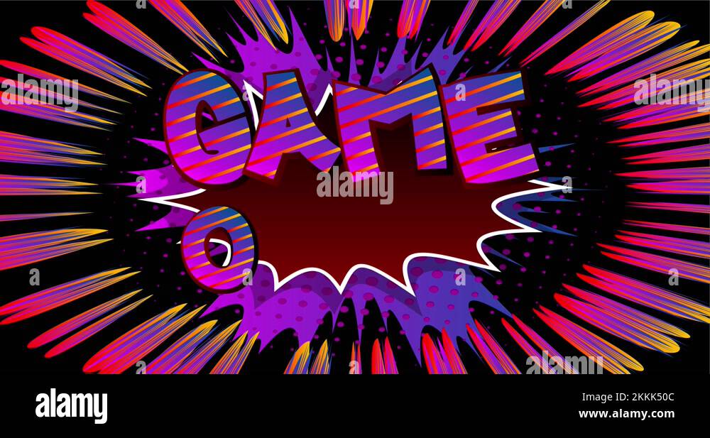 Game over comic bubble cartoon Stock Videos & Footage - HD and 4K Video ...