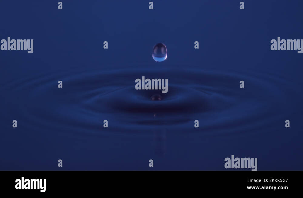 Water drop falling pool liquid Stock Videos & Footage - HD and 4K Video ...