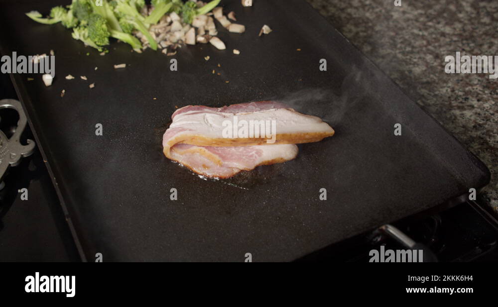 Thick cut bacon sliced Stock Videos & Footage - HD and 4K Video Clips ...
