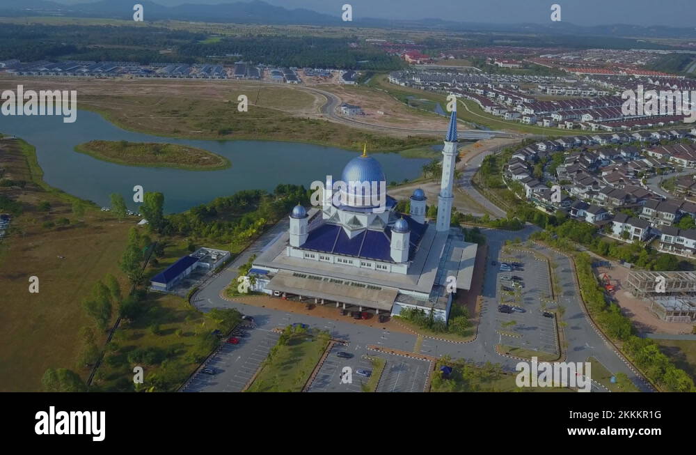 The grand Mosque Abdullah Fahim in Kepala Batas Pulau Penang Malaysia ...