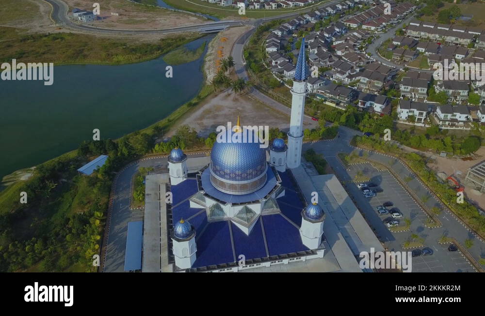 The grand Mosque Abdullah Fahim in Kepala Batas Pulau Penang Malaysia ...