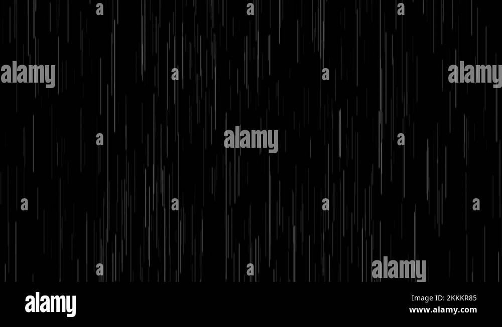 Heavy raindrops falling with alpha. Looped animation Stock Video ...