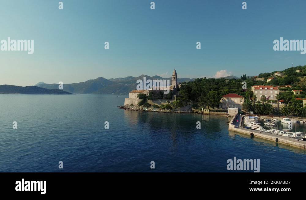 Village and its natural harbor Stock Videos & Footage - HD and 4K Video ...