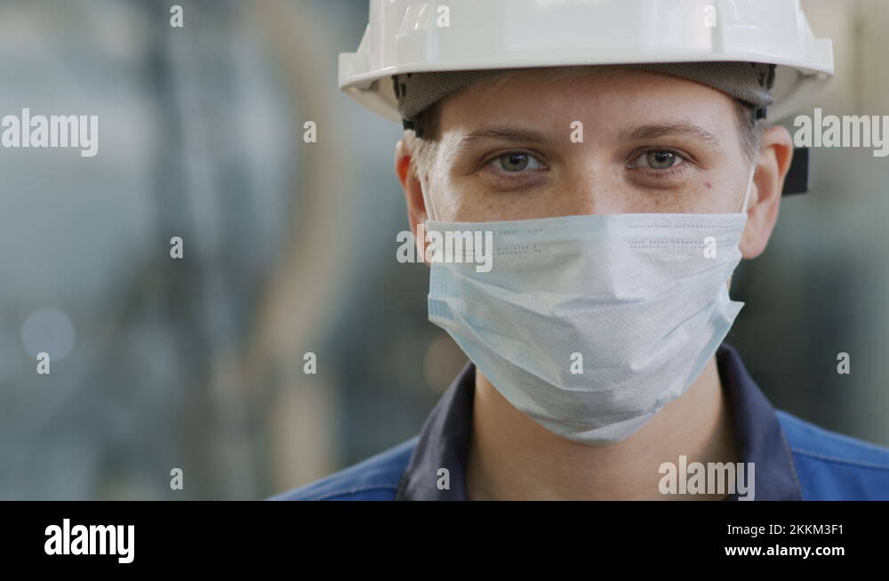 Portrait female worker mask Stock Videos & Footage - HD and 4K Video ...