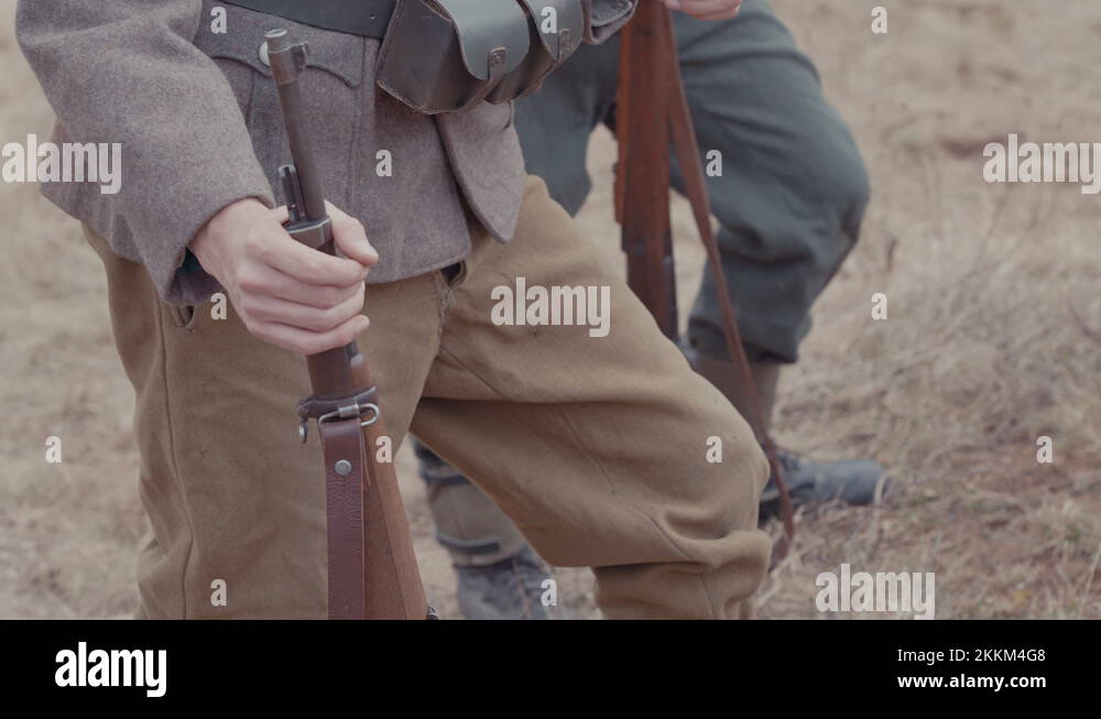 Soldier leaning on rifle Stock Videos & Footage - HD and 4K Video Clips ...