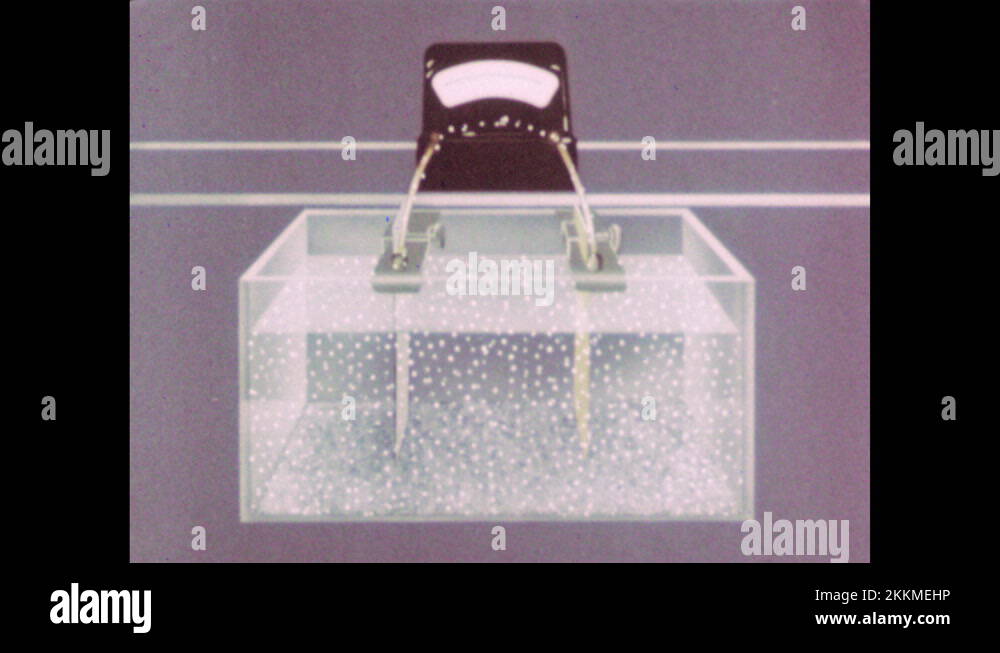 1960s: Animations of electrons flowing in a current Stock Video Footage ...