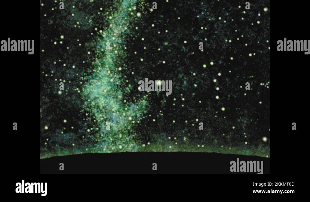 1960s: Illustration of earth's path around sun with arrows. View of ...
