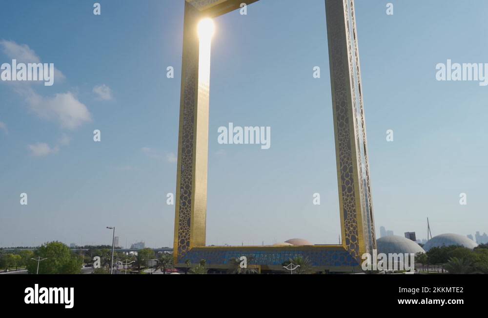 Dubai Frame - Famous Tourist Attraction In Zabeel Park, Dubai, UAE ...