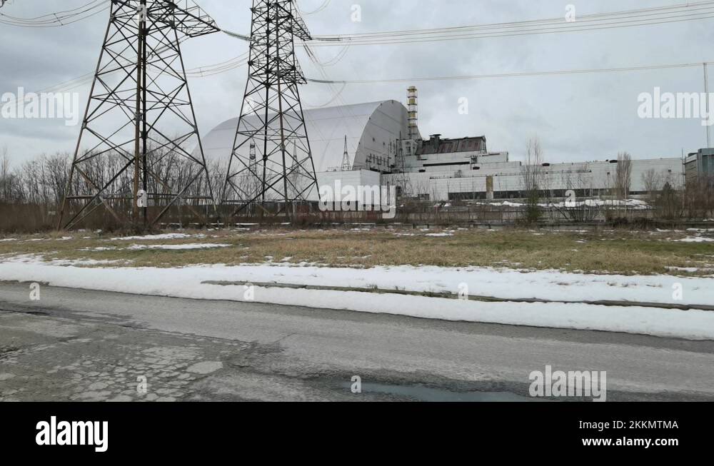 Chernobyl Nuclear power plant. Chernobyl new safe confinement ...