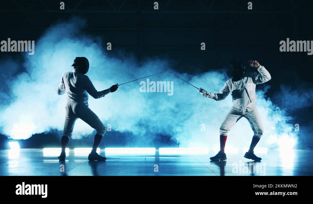 Practice the sport of fencing Stock Videos & Footage - HD and 4K Video ...