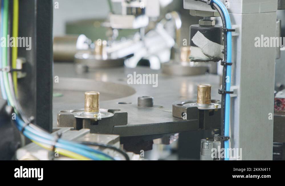 Automated assembly line for metal parts in the automotive industry ...
