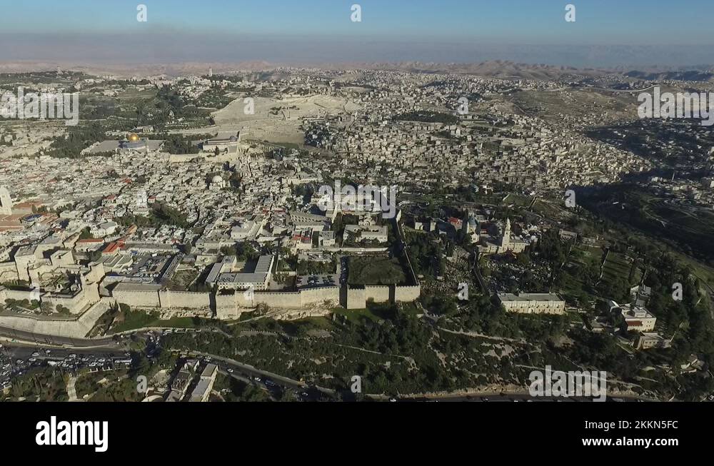 Jerusalem old city aerial Stock Videos & Footage - HD and 4K Video ...