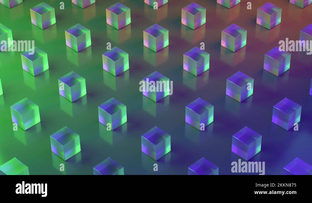 Animation. Repeating pattern. Cubes texture. 3D cube wallpaper Stock ...