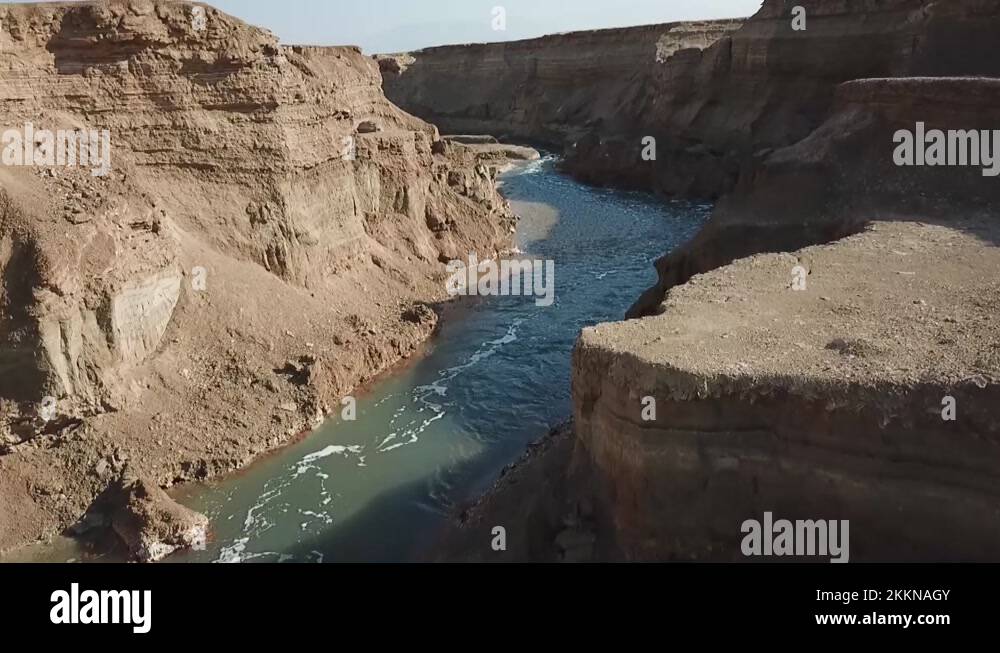 Exposure of the secret river in the Dead Sea. Spectacular views that ...