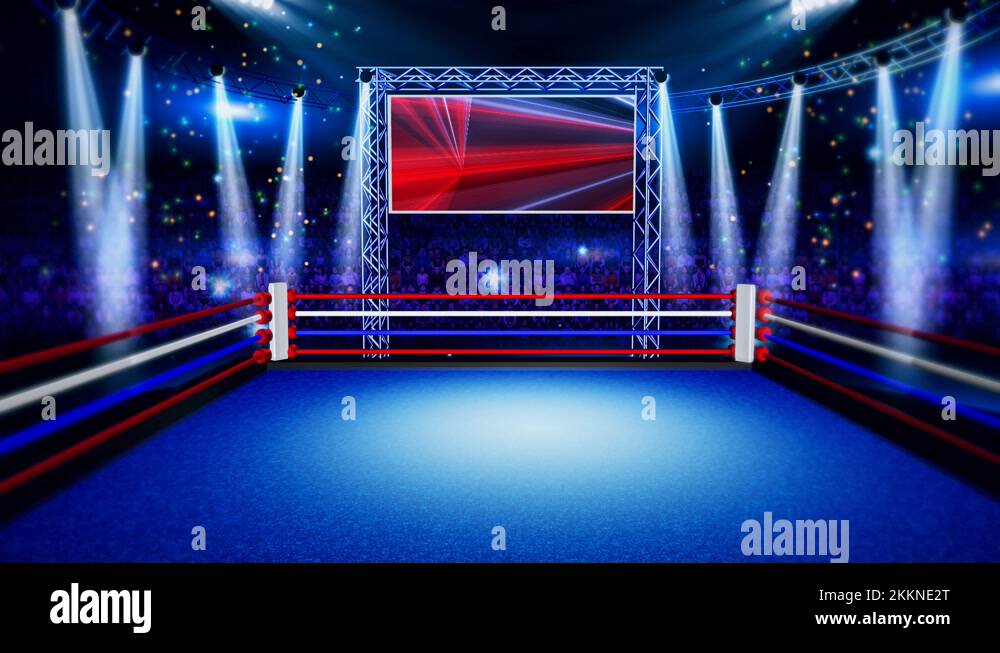 Wrestling Ring Virtual Background Stock Video Footage - Alamy