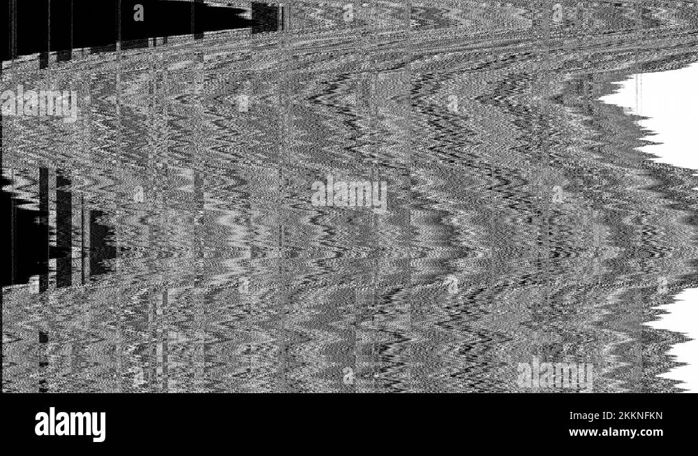 black screen, noise, gray TV test picture Stock Video Footage - Alamy