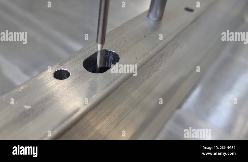CMM coordinate measuring machine - checking the size and location of a ...