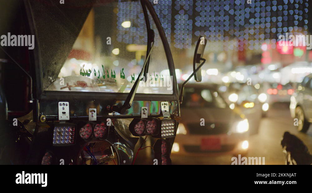 Night Life At the Popular Iskan Street Near The Citadel in Erbil, Iraq ...