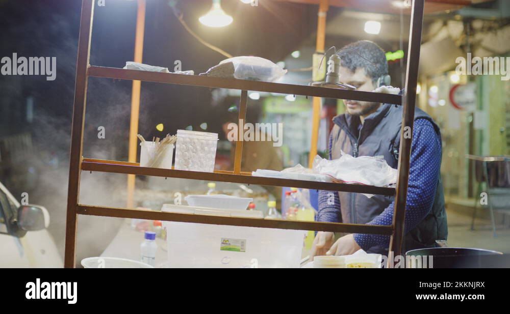 Storm Starts As Night Life Continues At the Popular Iskan Street in ...