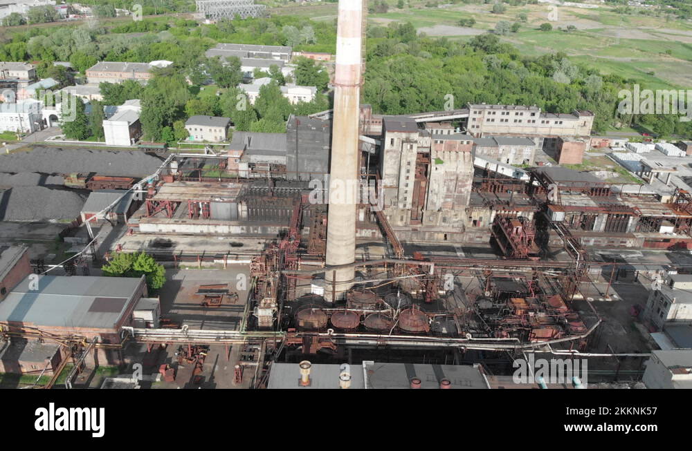 Power station energy plant industrial zone Stock Videos & Footage - HD ...