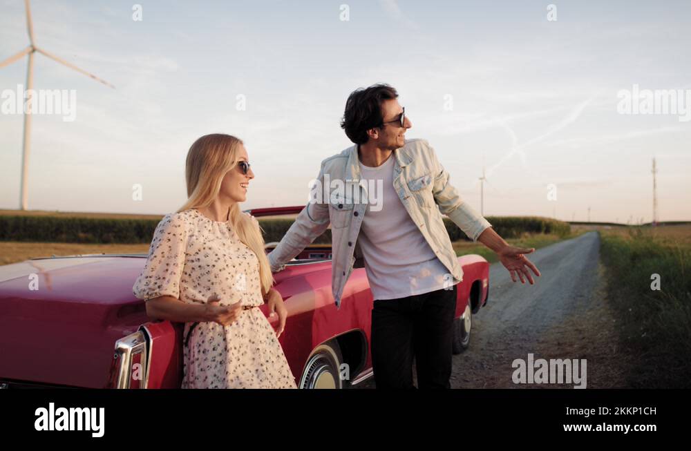 Video of man flirting a woman during a car trip Stock Video Footage - Alamy