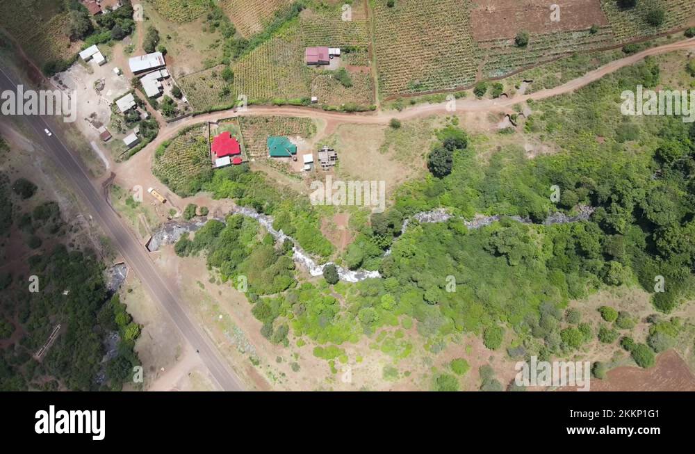 Stream river flowing in Loitokitok-Kenya - March, 2021: Loitokitok ...