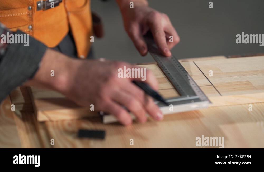 large plancho male hands drawing a line of a square ruler Stock Video ...
