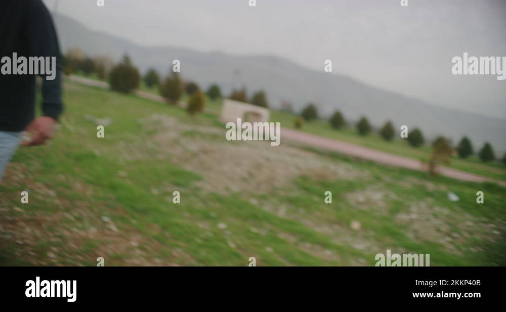 Skateboarder Showing His Muscles At The Suli Skate Park in Sulaymaniyah ...